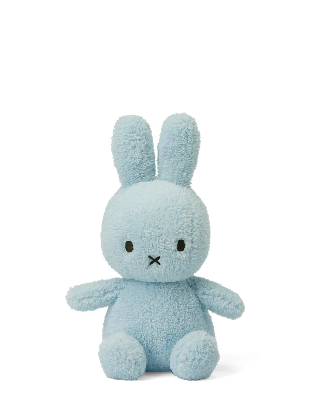 Bon Ton Toys Miffy Sitting 9" | Terry Light Blue – Modern Natural Baby