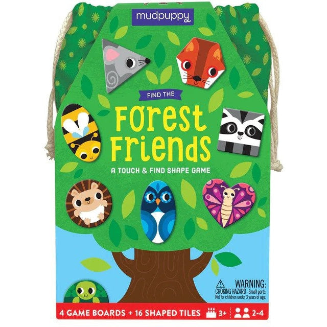 Mudpuppy ABC Forest Friends Game – Modern Natural Baby