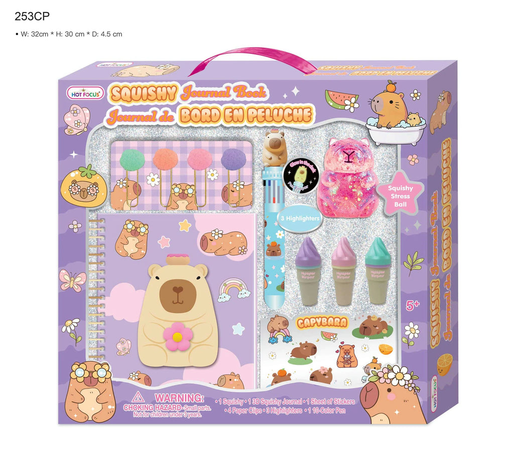 Hot Focus Squishy Journal Book | Capybara – Modern Natural Baby