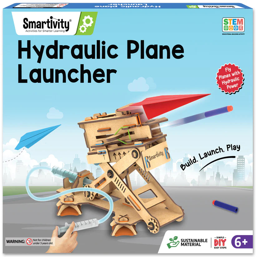 Smartivity Hydraulic Plane Launcher – Modern Natural Baby