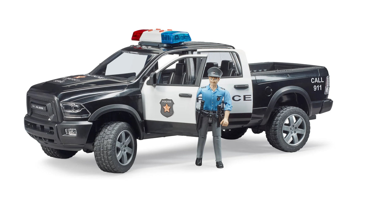 Bruder Police RAM 2500 w/ Policeman, Lights, Sirens Module – Modern ...