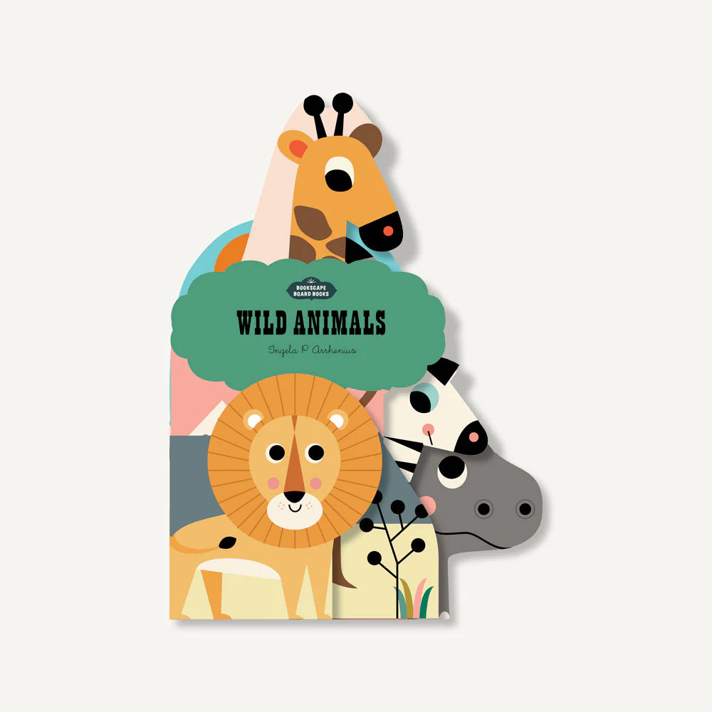 Boardscape Board Books Wild Animals – Modern Natural Baby