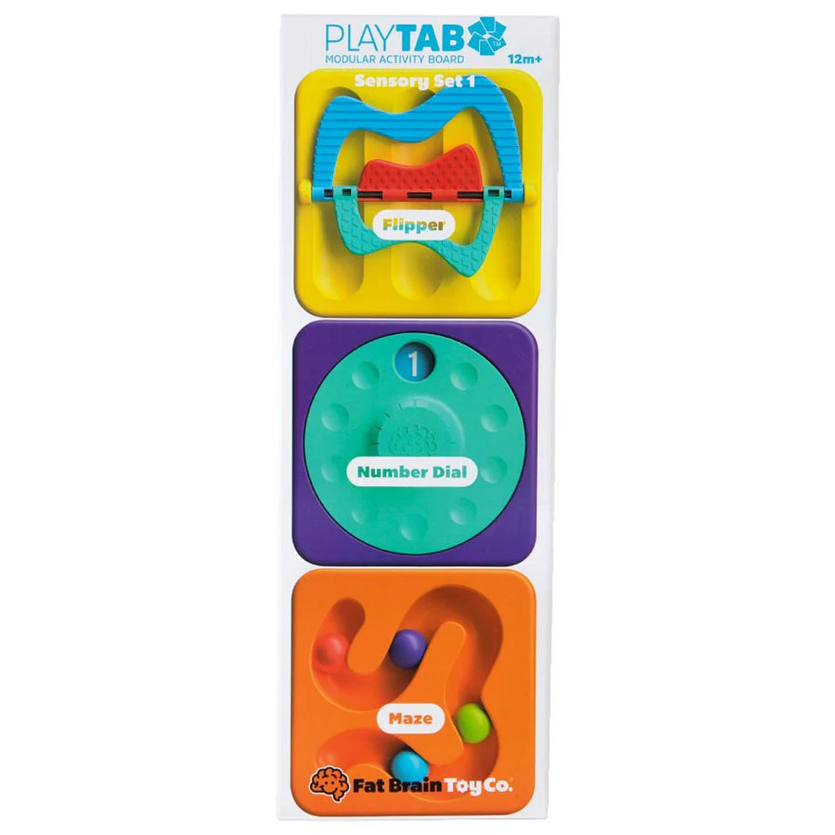 Fat Brain PlayTab Modular Tabs | Sensory Set 1 – Modern Natural Baby