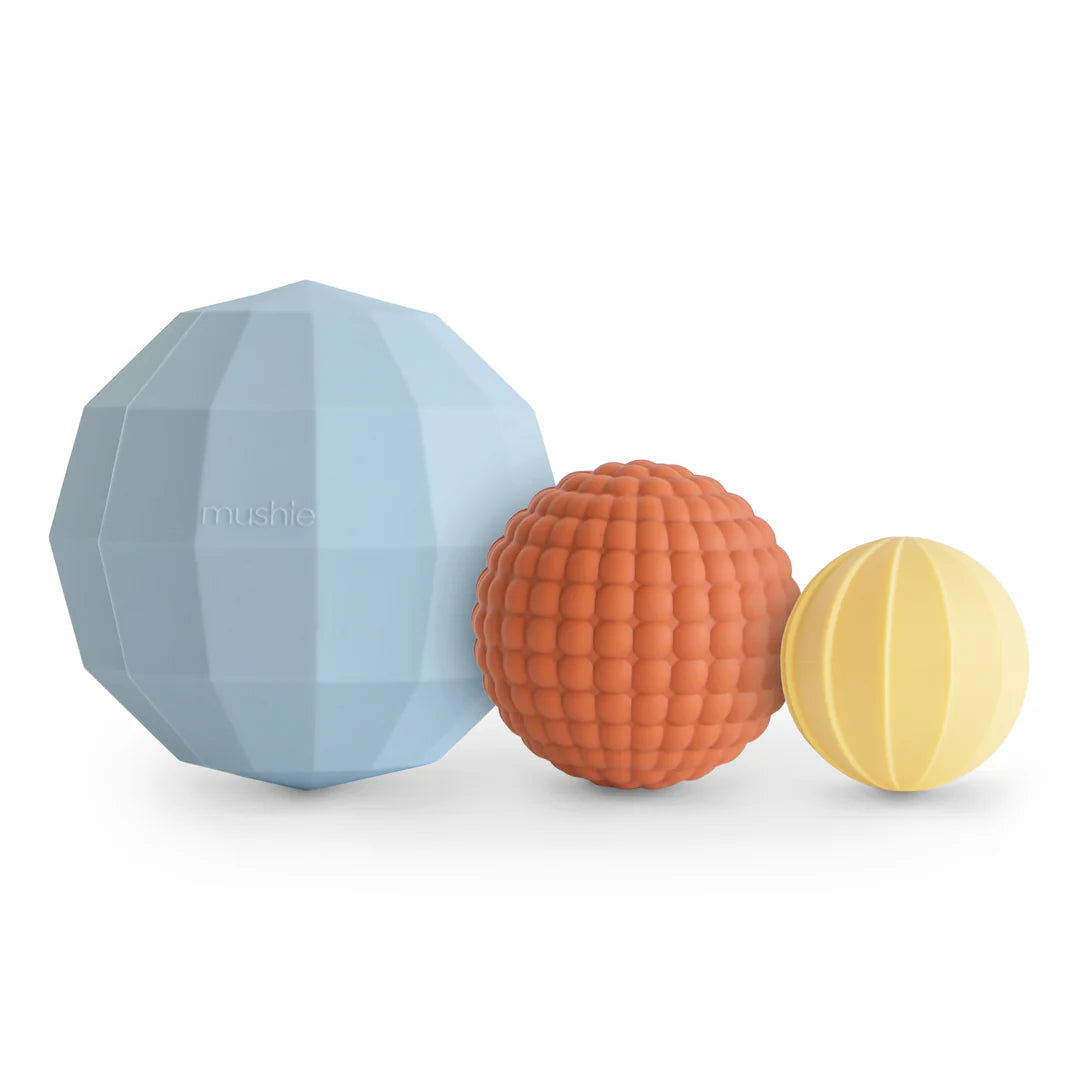 Mushie Nesting Spheres Sensory Toy – Modern Natural Baby
