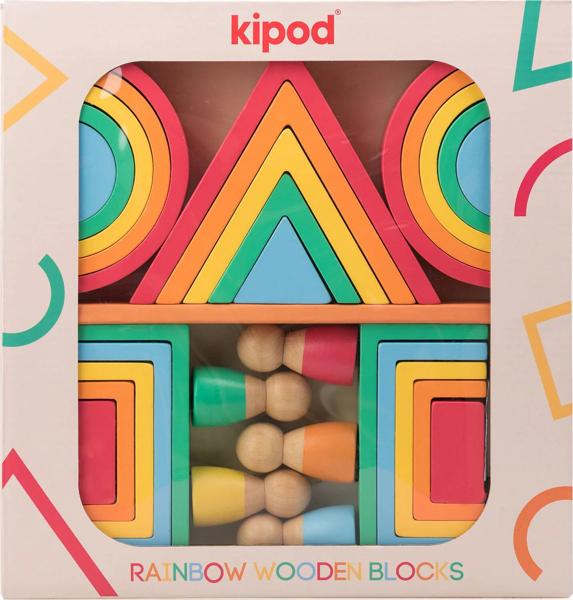 Kipod Rainbow Blocks – Modern Natural Baby