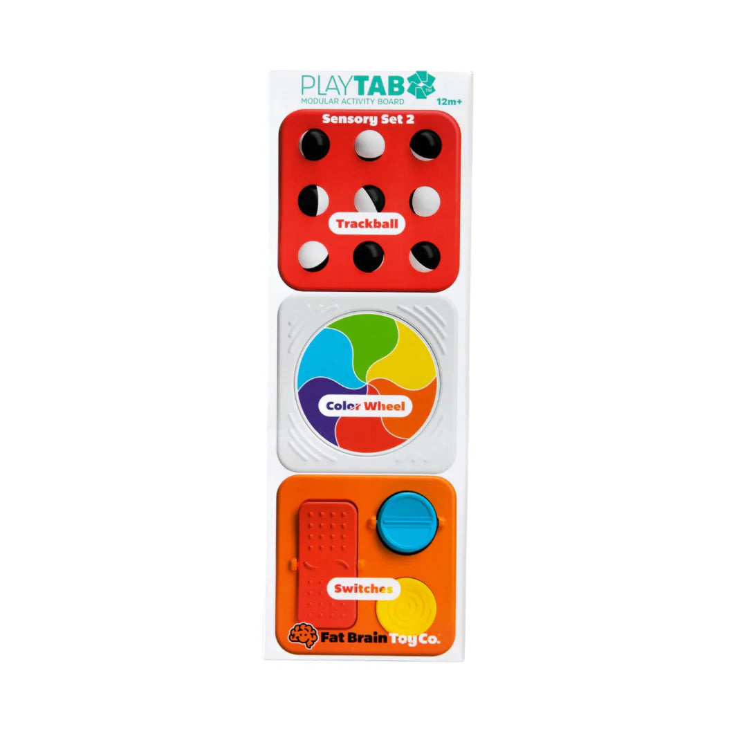 Fat Brain PlayTab Modular Tabs | Sensory Set 2 – Modern Natural Baby