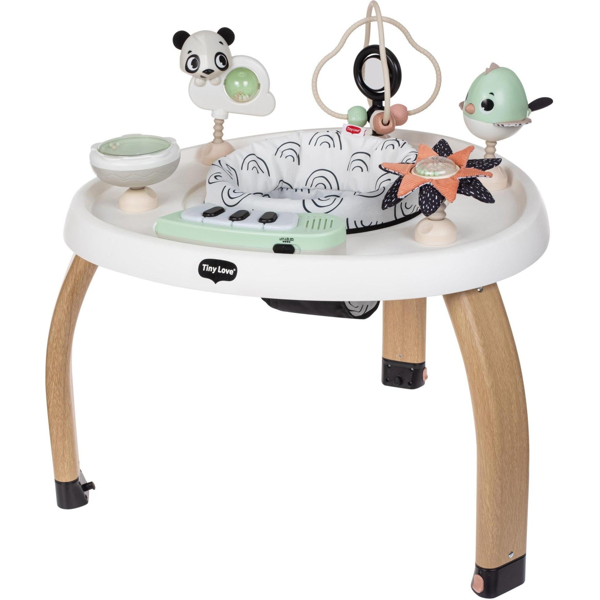 Tiny Love 5-in-1 Stationary Activity Center | Black & White Décor Coll ...
