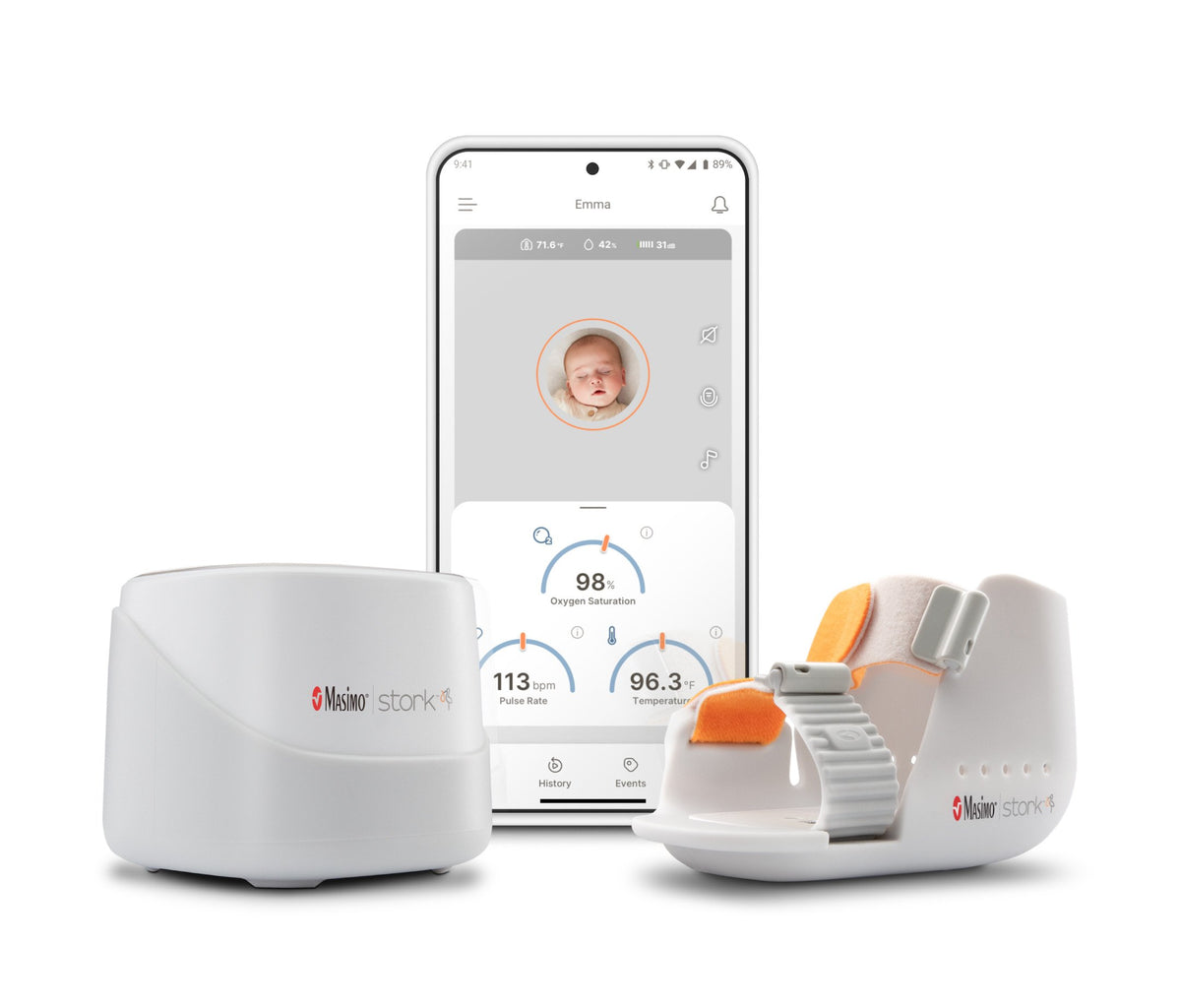 Masimo Stork Vitals Baby Monitoring System – Modern Natural Baby