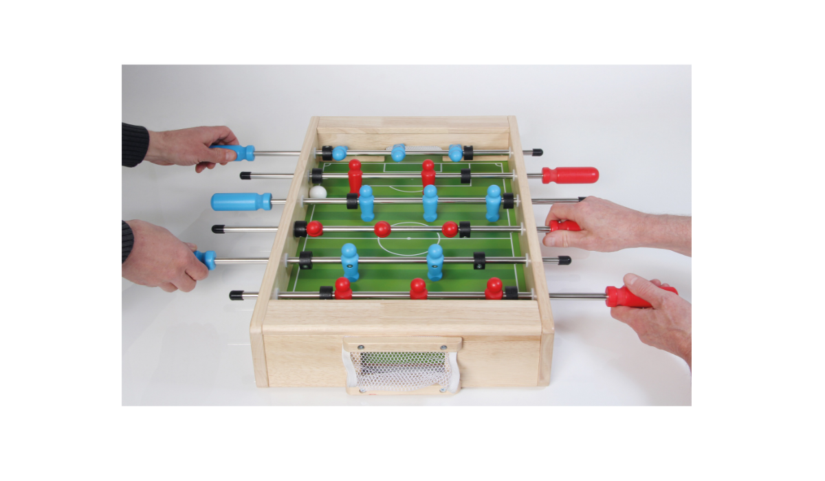 Pintoy 2-in-1 Games: Foosball & Ice Hockey – Modern Natural Baby