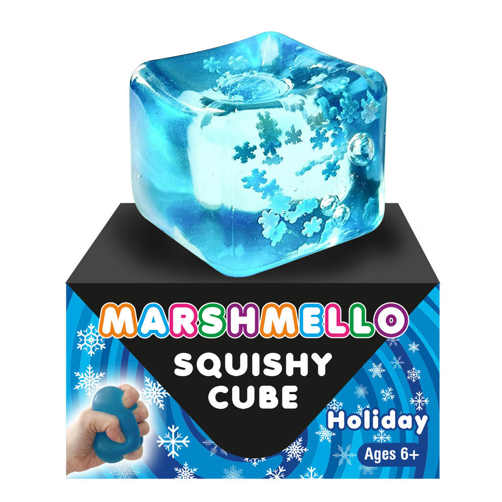 Marshmello Squishy Snowflake Cube – Modern Natural Baby
