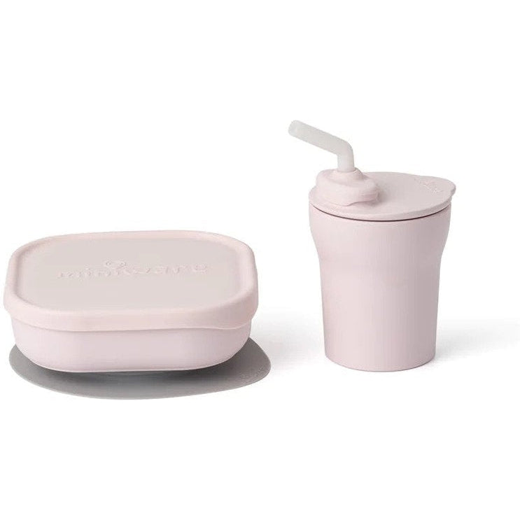 MiniWare Sip and Snack Set – Modern Natural Baby